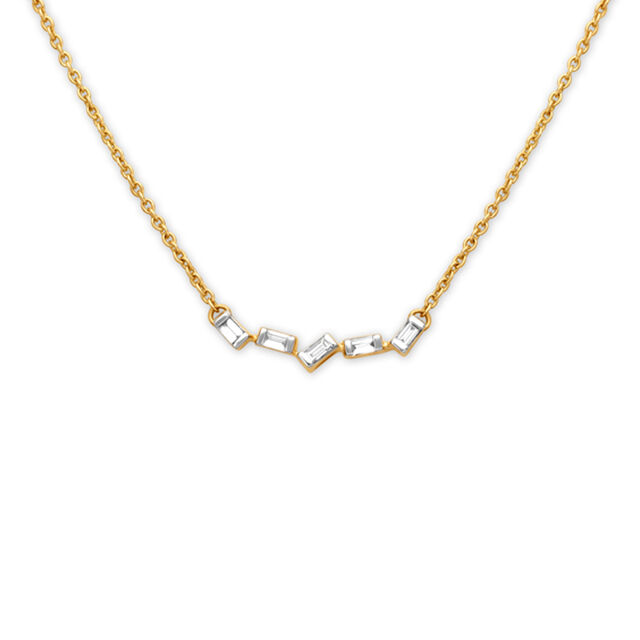 Buy Elegant 5 Stone Kids Diamond Necklace for Kids at Best Price ...