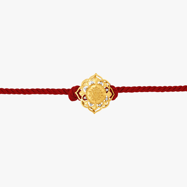 Buy Blooming Nitya Pushta Diamond Rakhi Pendant at Best Price | Tanishq US