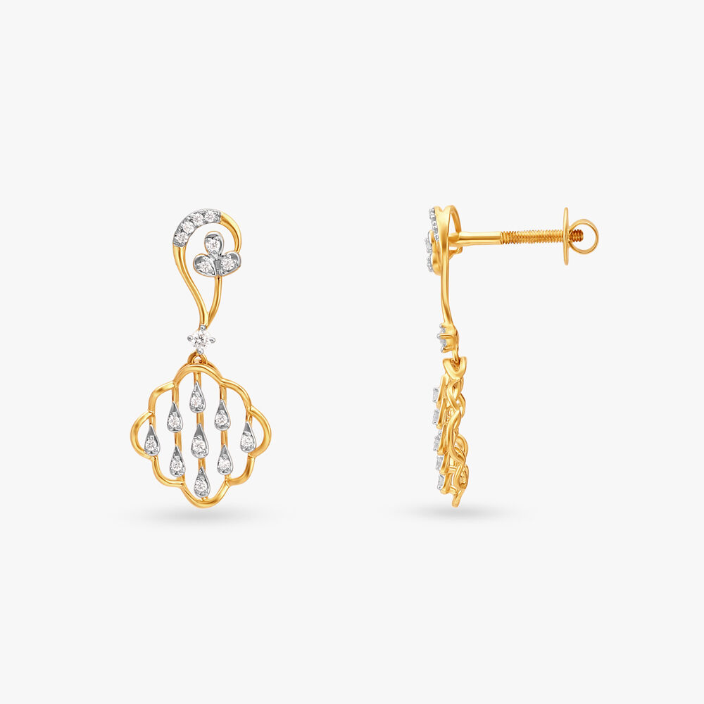 Buy Gleaming Grace Diamond Necklace Set at Best Price | Tanishq US