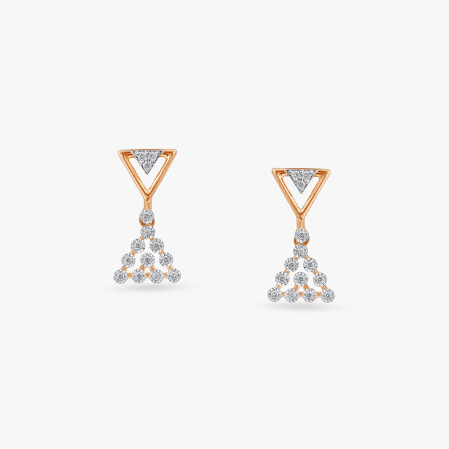 Buy Glimmer Pop Diamond Necklace Set at Best Price | Tanishq US