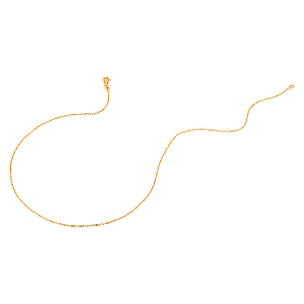Buy Simple Traditional Gold Chain at Best Price | Tanishq UAE