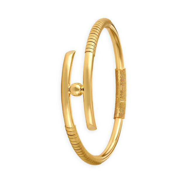 Buy Elegant Gold Bangle at Best Price | Tanishq US