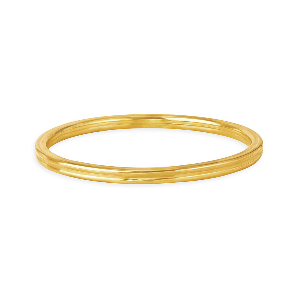Buy Refined Glossy Gold Bangle at Best Price | Tanishq UAE