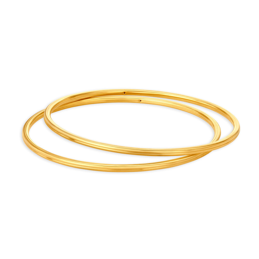 Buy Slender Gold Bangles at Best Price | Tanishq US
