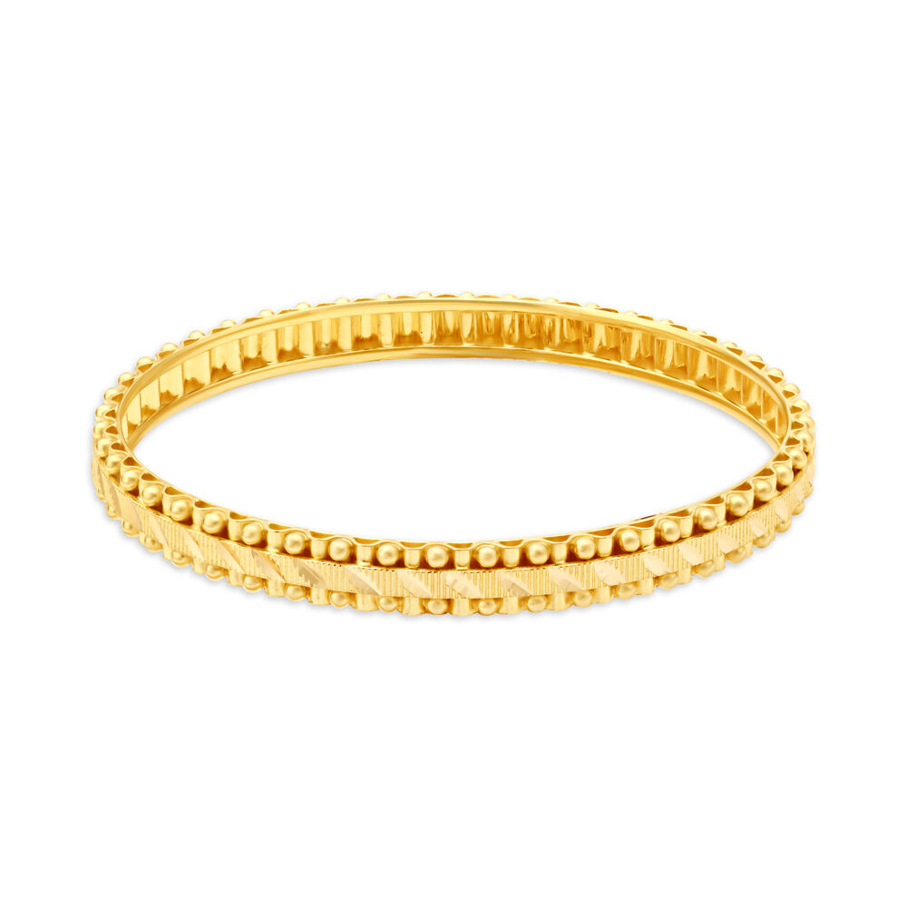 Buy Stunning Classy Gold Bangle at Best Price | Tanishq UAE