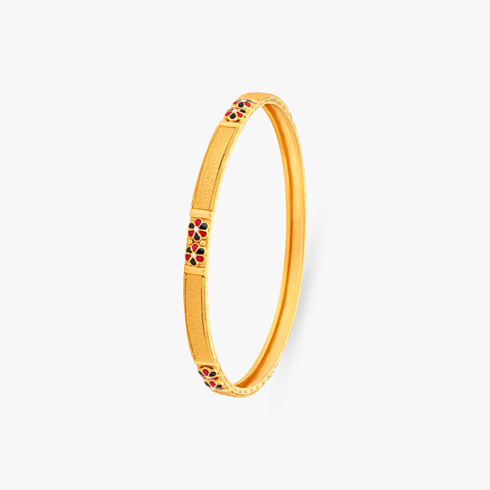 Buy Ethnic Allure Bangle at Best Price | Tanishq US