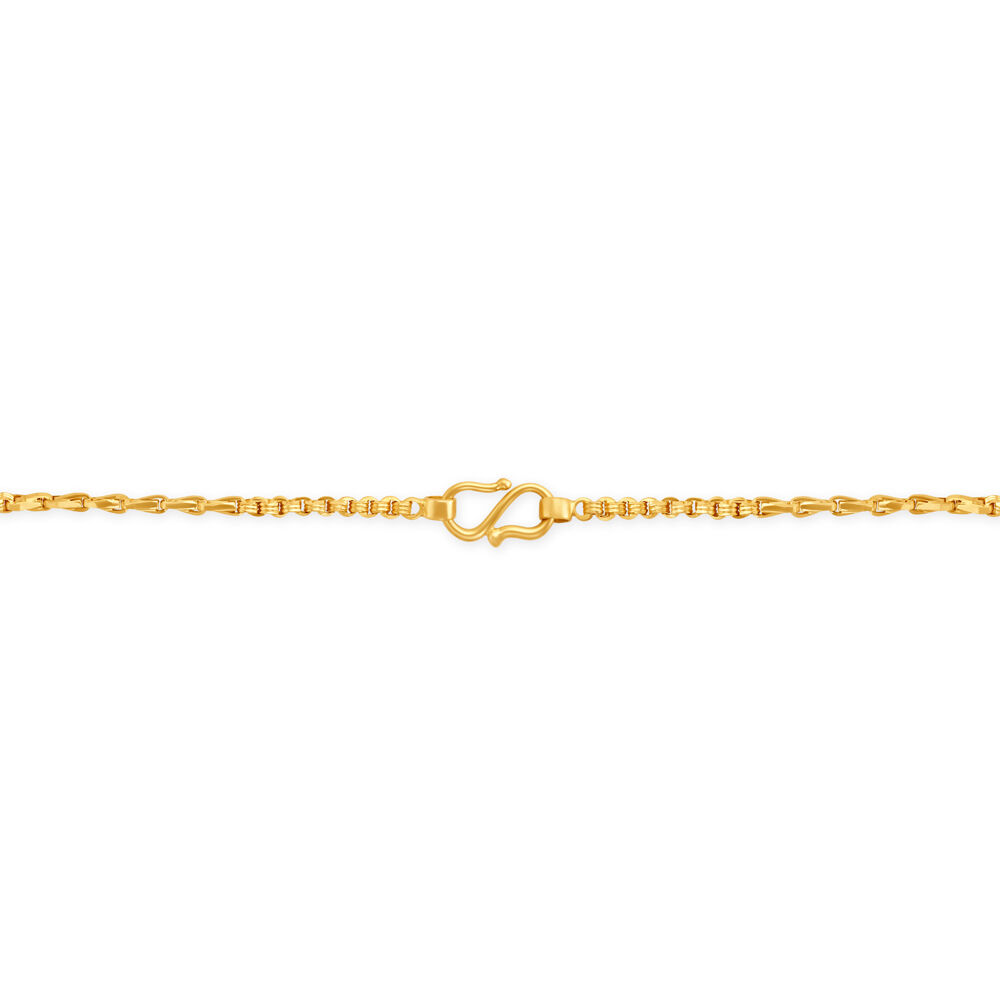 Buy Distinctive Yellow Gold Variegated Box Chain at Best Price | Tanishq US