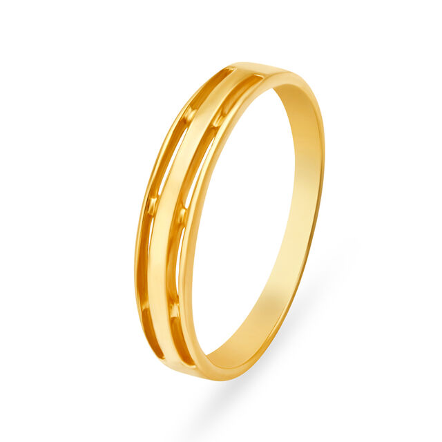 Buy Elegant 22 Karat Yellow Gold Challa Finger Ring at Best Price ...