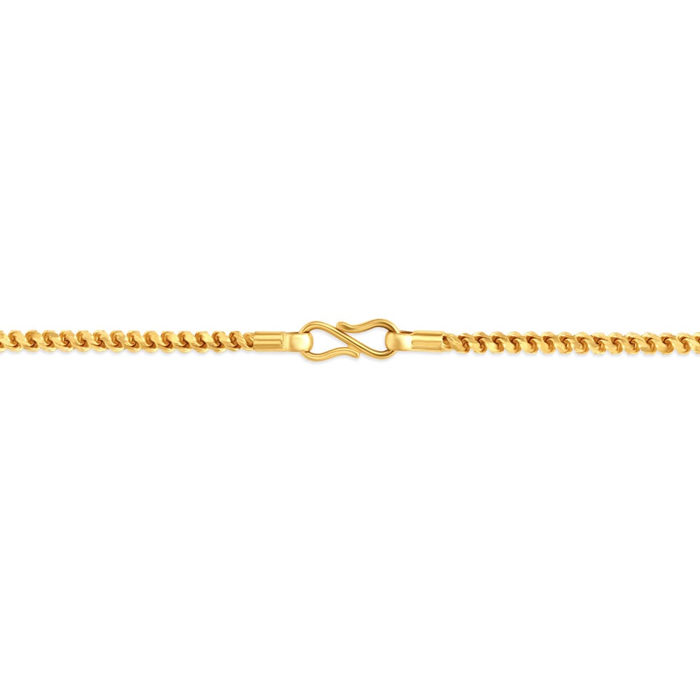 Buy Subtle Yellow Gold Spiral Chain at Best Price | Tanishq UAE