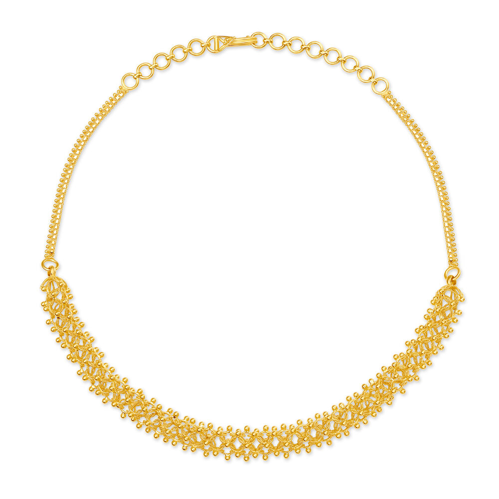 Buy Enchanting Gold Necklace Set at Best Price | Tanishq UAE