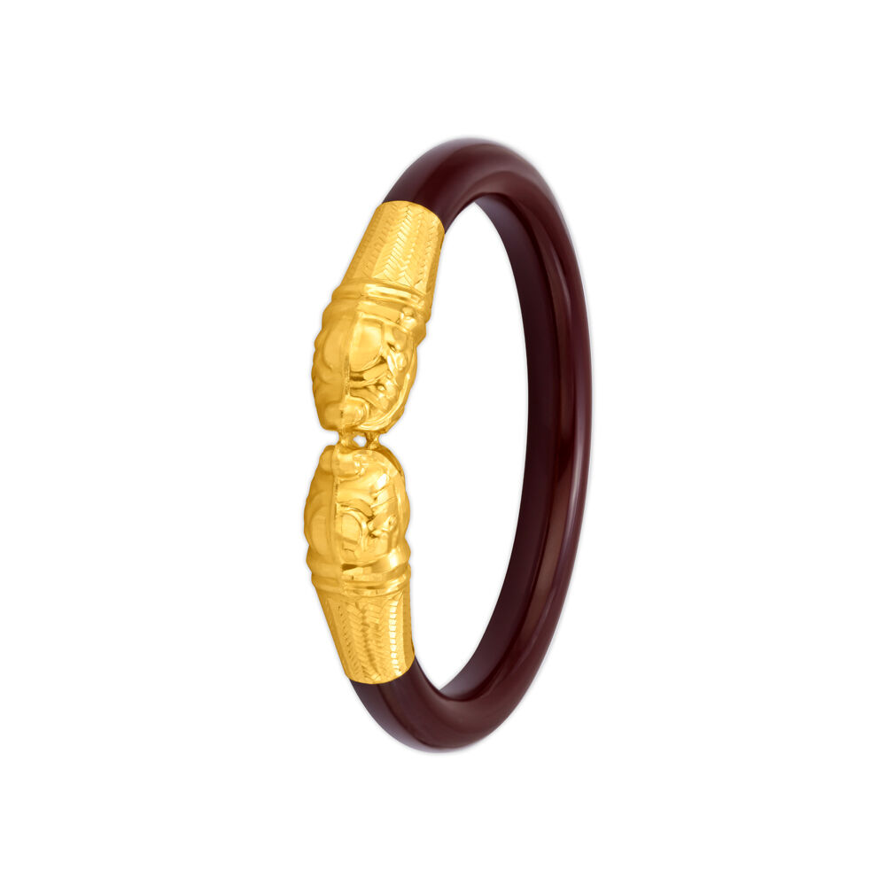 Buy Graceful Gold Pola Bangle at Best Price | Tanishq US