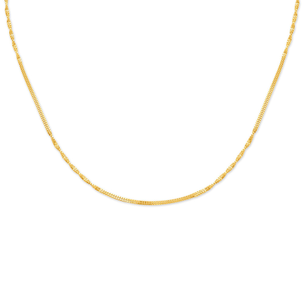 Buy Dainty Gold Chain at Best Price | Tanishq UAE