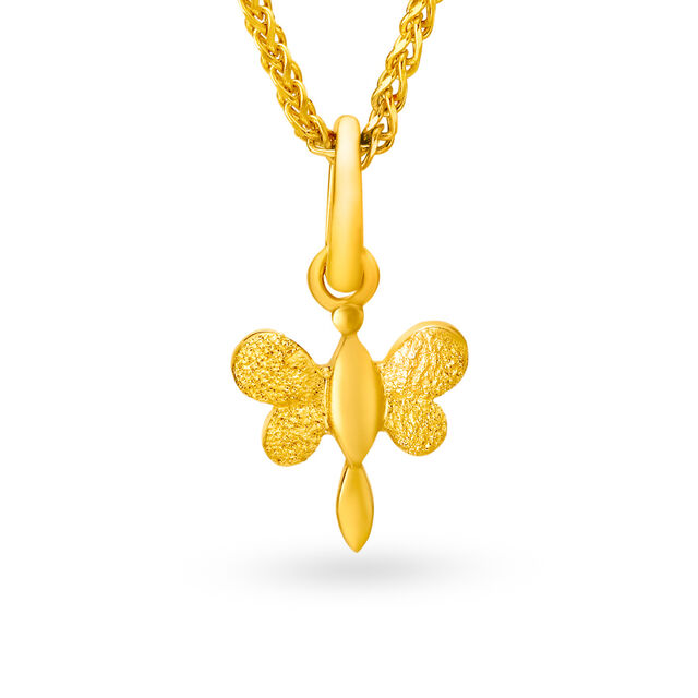 Buy Butterfly Shaped Gold Pendant at Best Price | Tanishq UAE