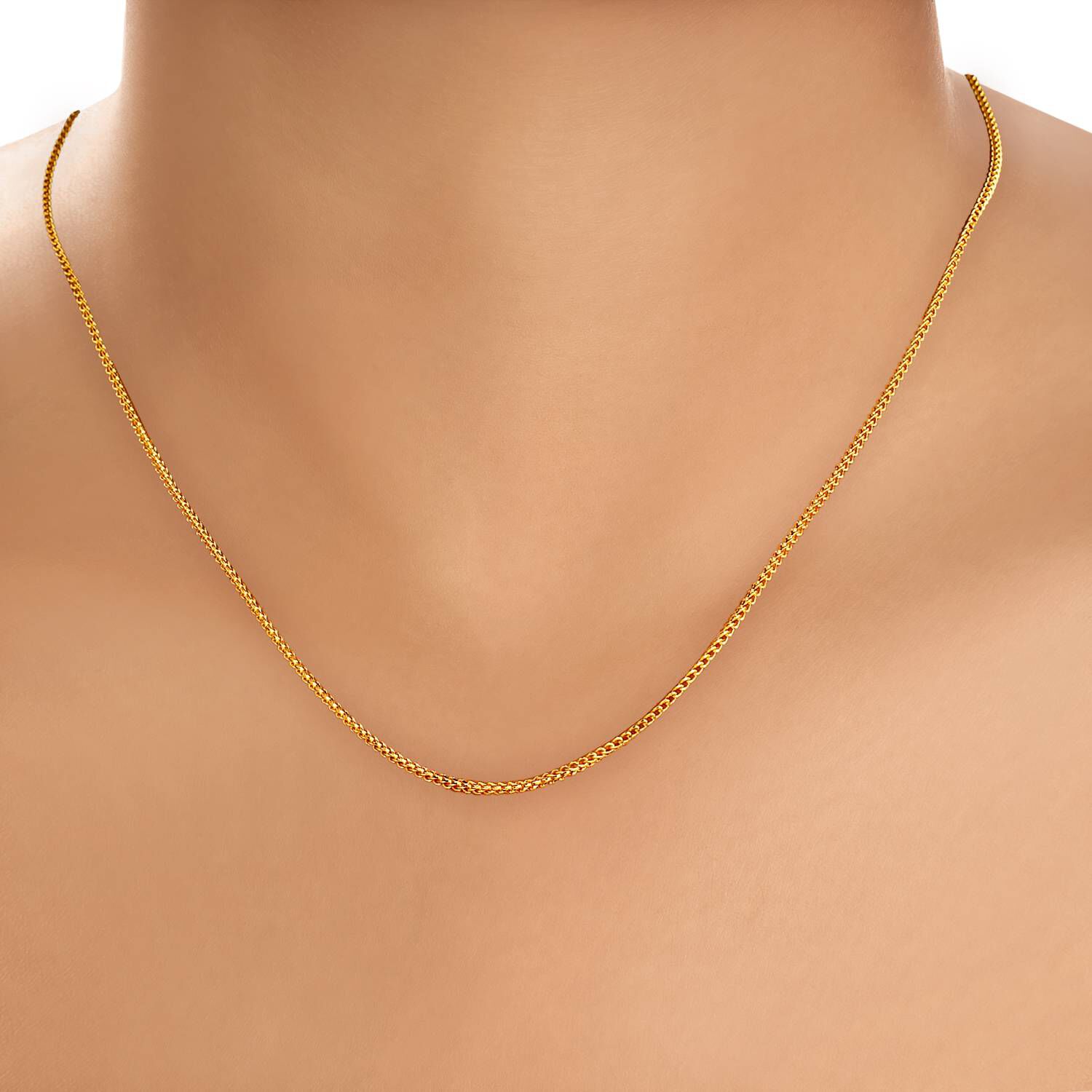 Buy Timeless Gold Chain for Kids at Best Price | Tanishq UAE