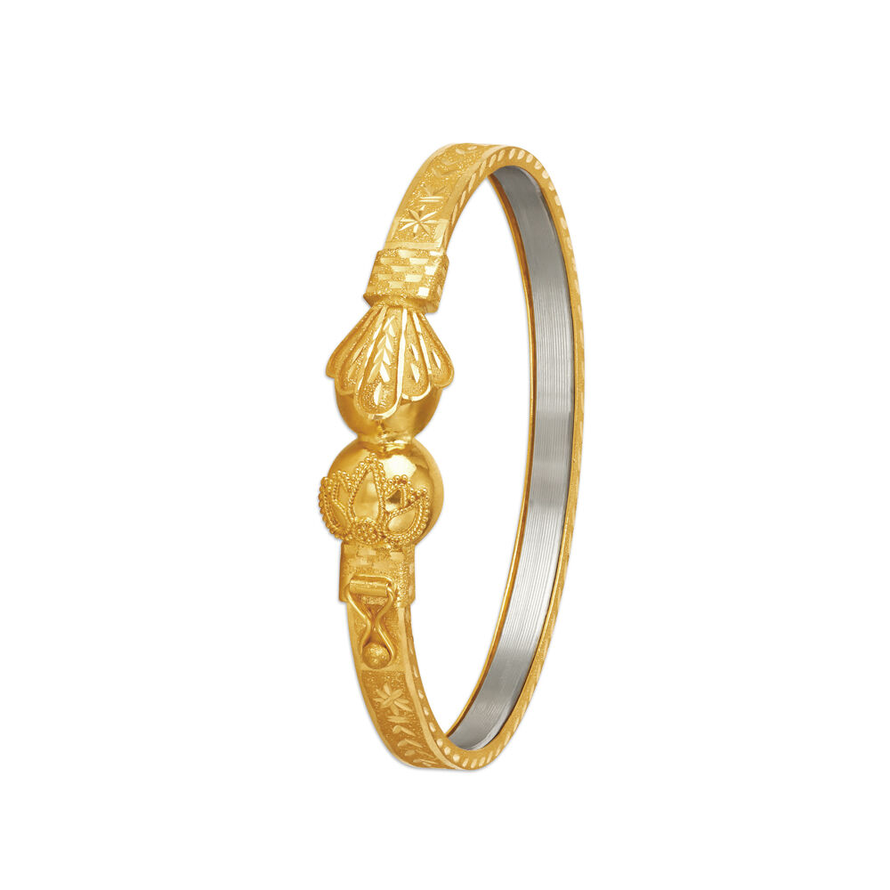 Buy Mesmerising Gold Bangle at Best Price Tanishq US