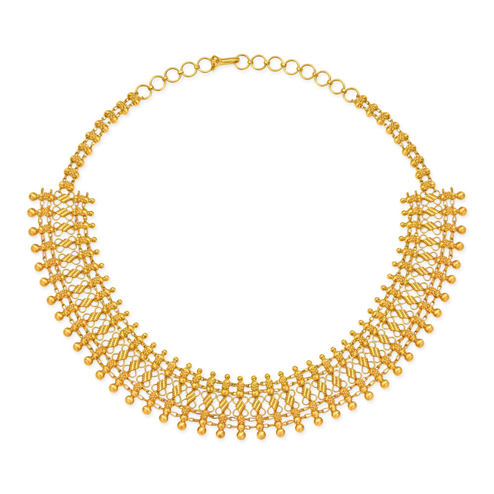 Buy Enchanting Gold Necklace at Best Price | Tanishq US