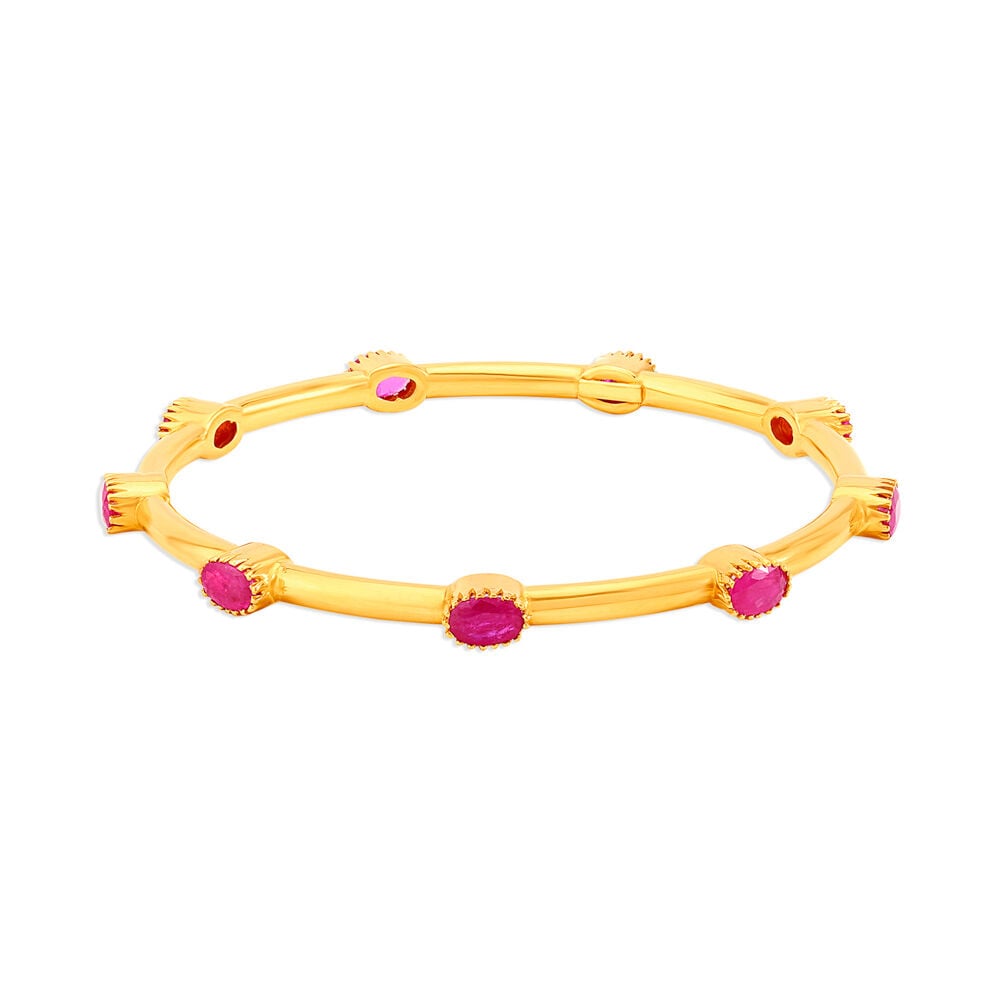 Buy Nishika Ruby Bangle at Best Price Tanishq US