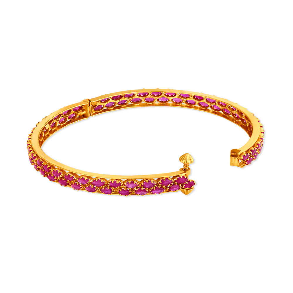 Buy Mukta Ruby Bangle at Best Price | Tanishq US