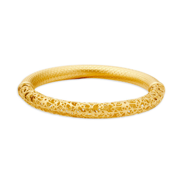 Buy Splendid Gold Bangle at Best Price | Tanishq UAE