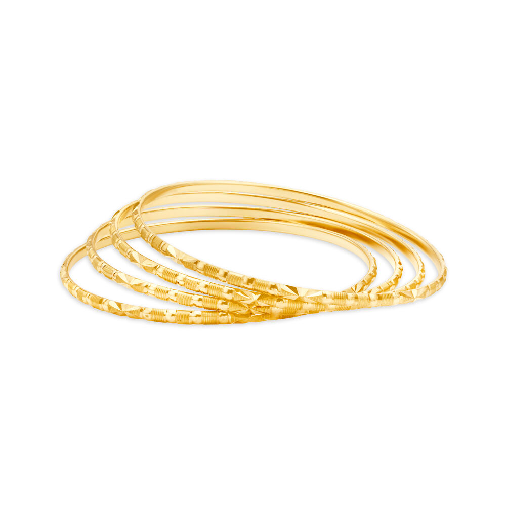 Buy Charming Gold Bangle at Best Price | Tanishq UAE