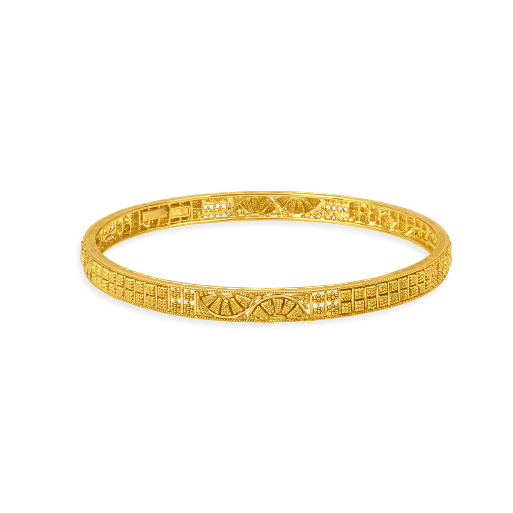 Buy Minimal Gold Bangles with Enamel at Best Price | Tanishq US