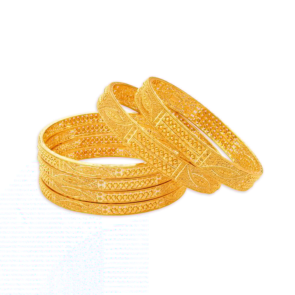 Shop Gold Bangles Online at Best Price Tanishq UAE