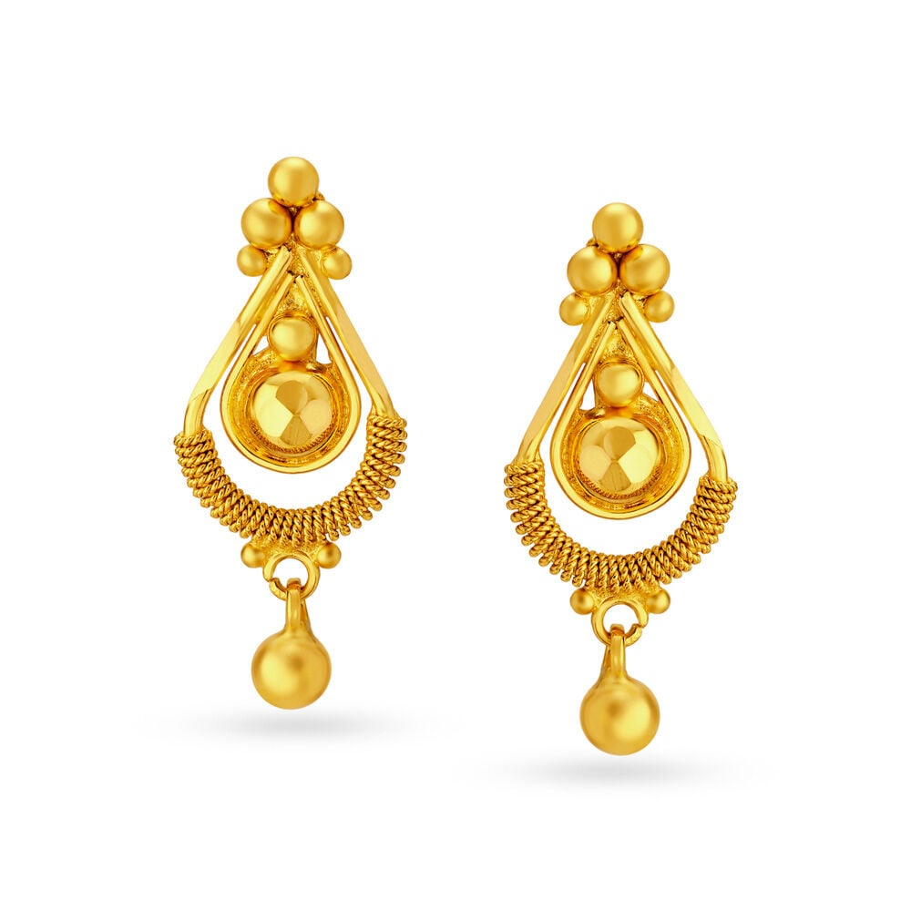 Gold drop earrings with price store