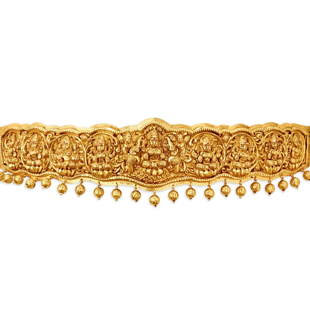 Buy Goddess Lakshmi Motif Waist Belt at Best Price | Tanishq US