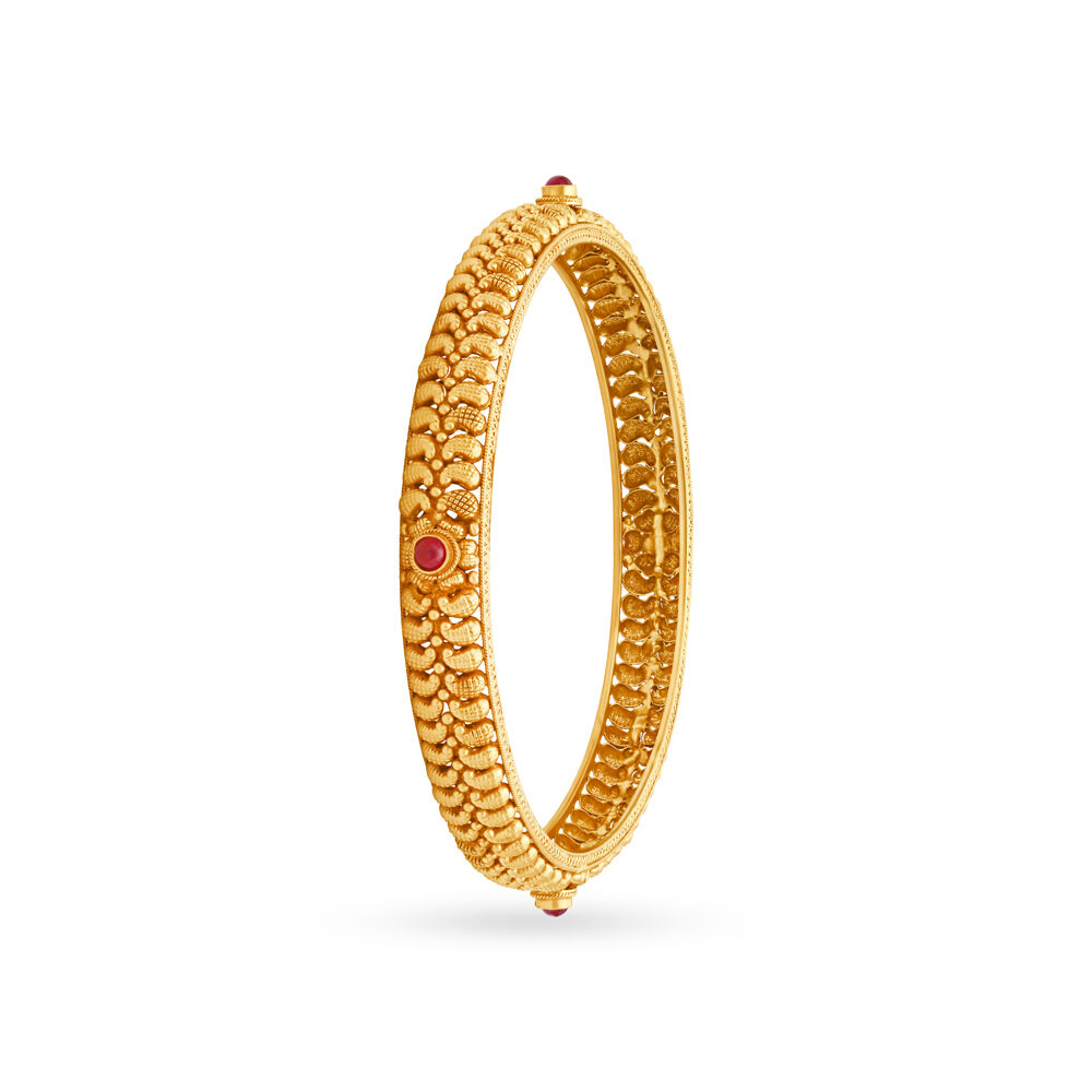 Buy Tanishq Gold Bangle at Best Price | Tanishq UAE