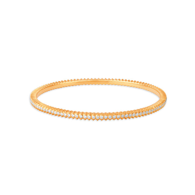 Sparkling Diamond Bangle