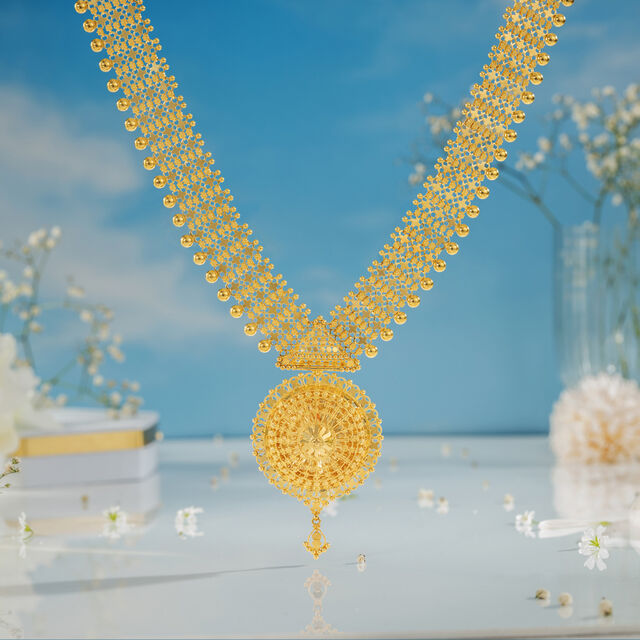 Buy Regal Gold Haaram for All Indian Brides at Best Price | Tanishq UAE