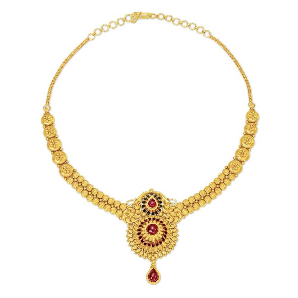 Buy Classic Gold Necklace Set at Best Price | Tanishq US