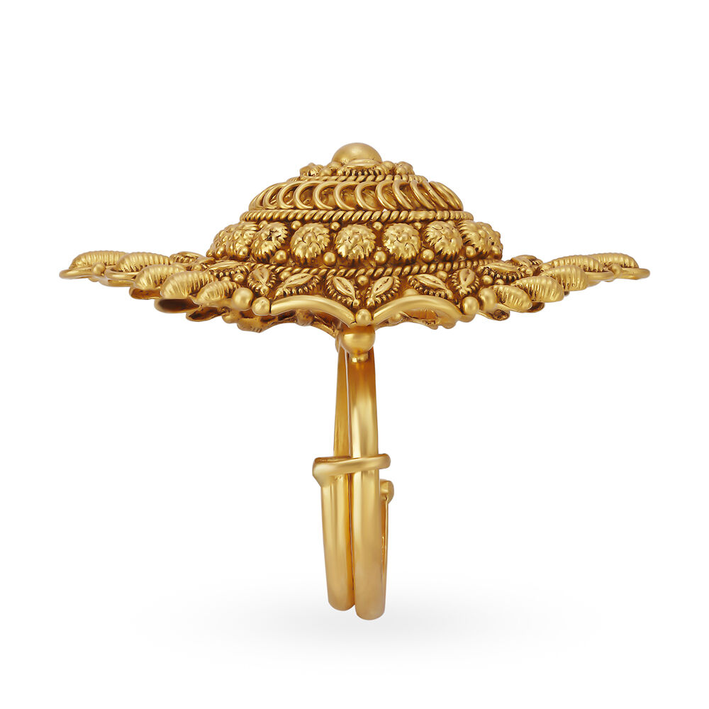 Buy Marvellous 22 Karat Gold Traditional Ring at Best Price | Tanishq US