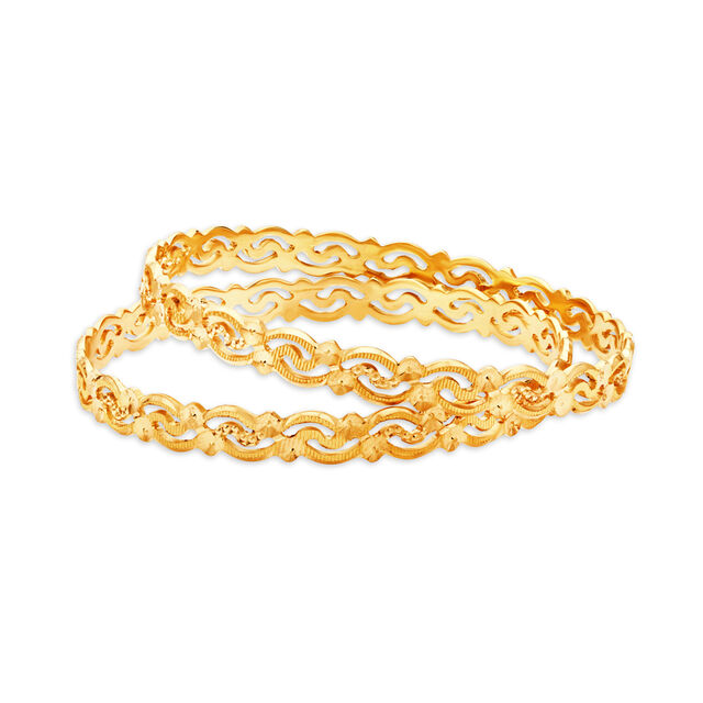 Buy Charming Gold Bangle at Best Price | Tanishq UAE