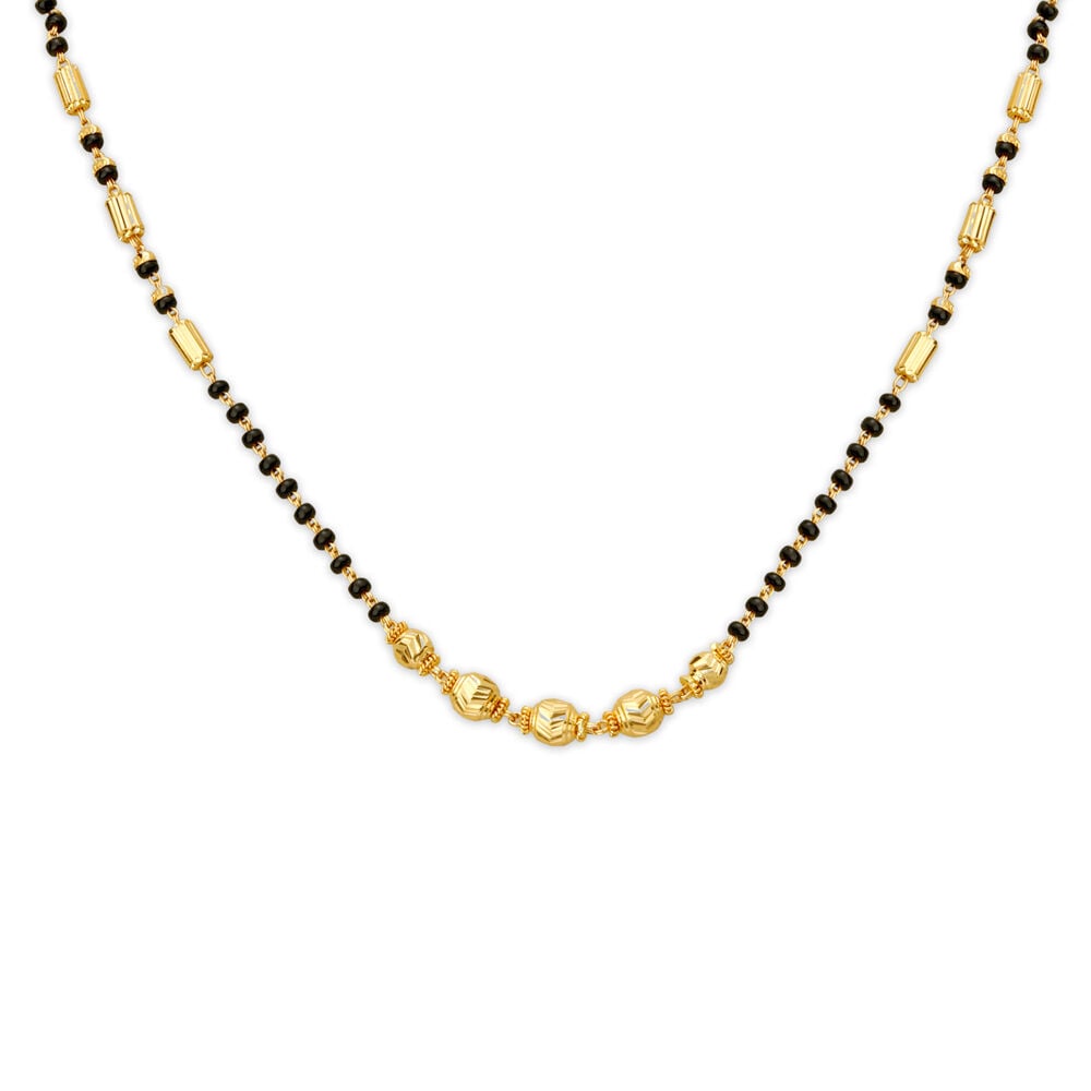Buy Carved Beads Mangalsutra at Best Price | Tanishq Singapore Online Store