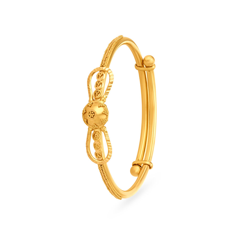 Buy Mesmerising Gold Bangles For Kids at Best Price | Tanishq US