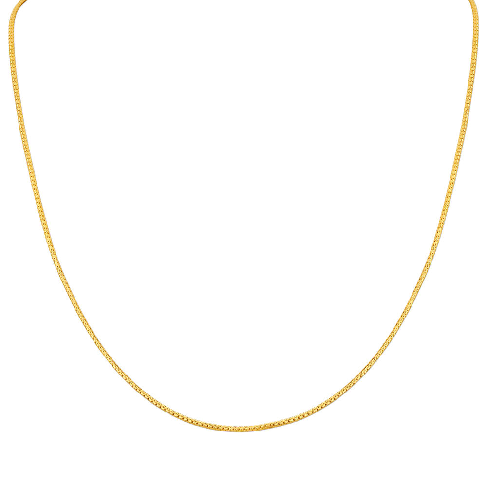 Buy Slender Gold Chain at Best Price | Tanishq UAE