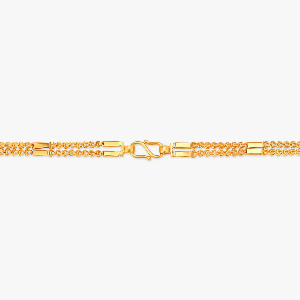 Buy Classic Charm Double Strand Link Chain at Best Price | Tanishq US
