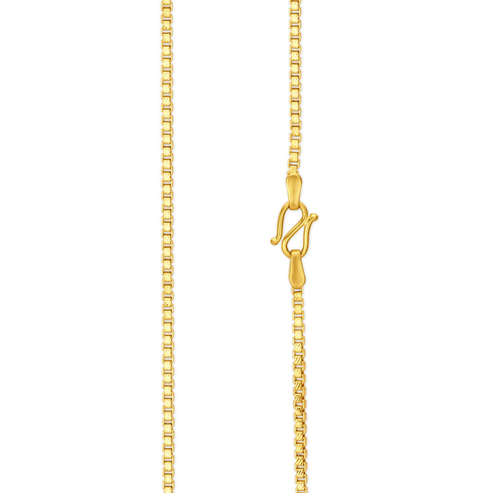 Buy Subtle Gold Box Chain at Best Price | Tanishq US