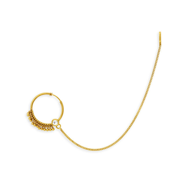 Buy Traditional Gold Nath at Best Price | Tanishq UAE