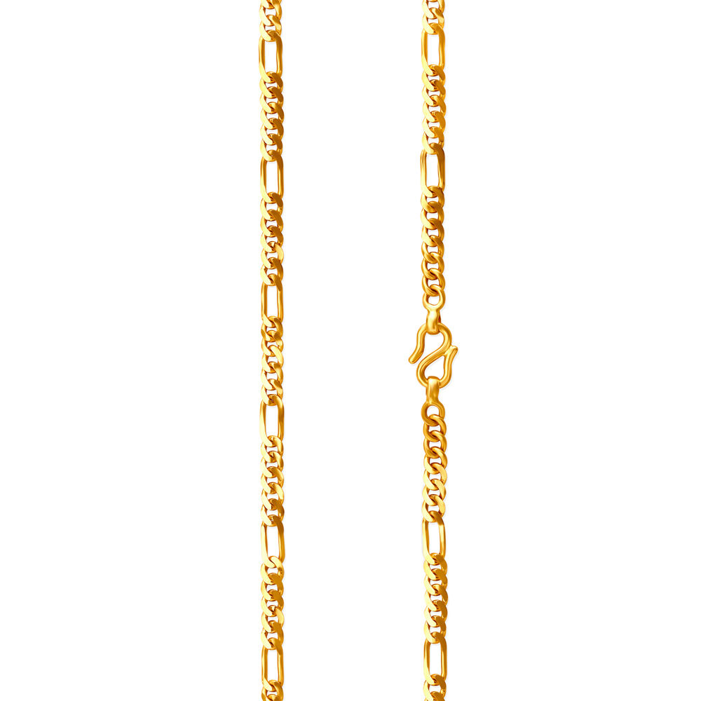 Buy Sleek Ultra Modern Broad Link Gold Chain for Men at Best Price ...