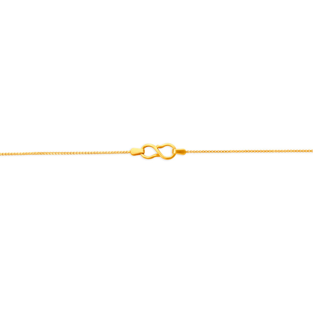 Buy Ethereal Gold Chain with Textured Beads at Best Price | Tanishq US