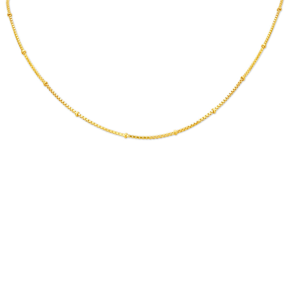 Buy Slender Gold Chain at Best Price | Tanishq UAE