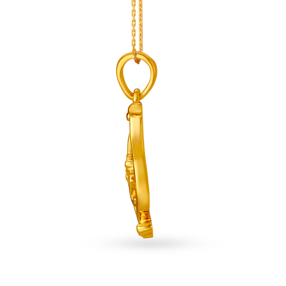 Buy Stunning 22 Karat Gold Aum Pendant at Best Price | Tanishq US