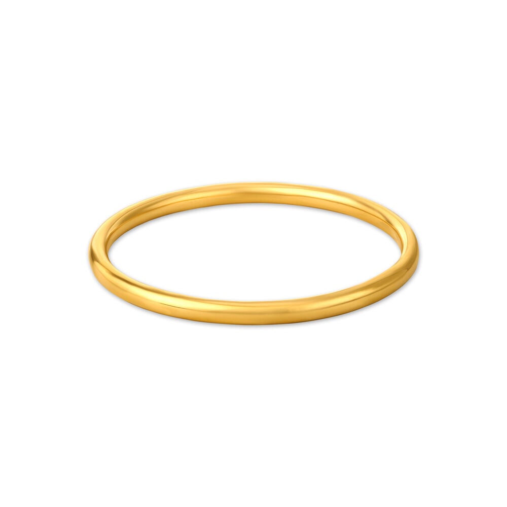 Buy Plain Gold Bangles - Set of 2 Bangles at Best Price | Tanishq UAE