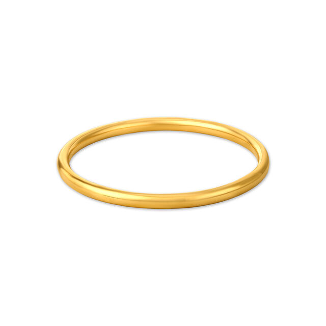 Buy Plain Gold Bangles at Best Price | Tanishq US