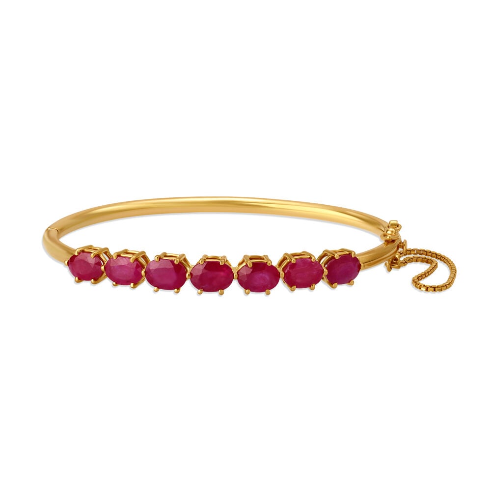 Buy Striking Ruby Bangle at Best Price | Tanishq UAE