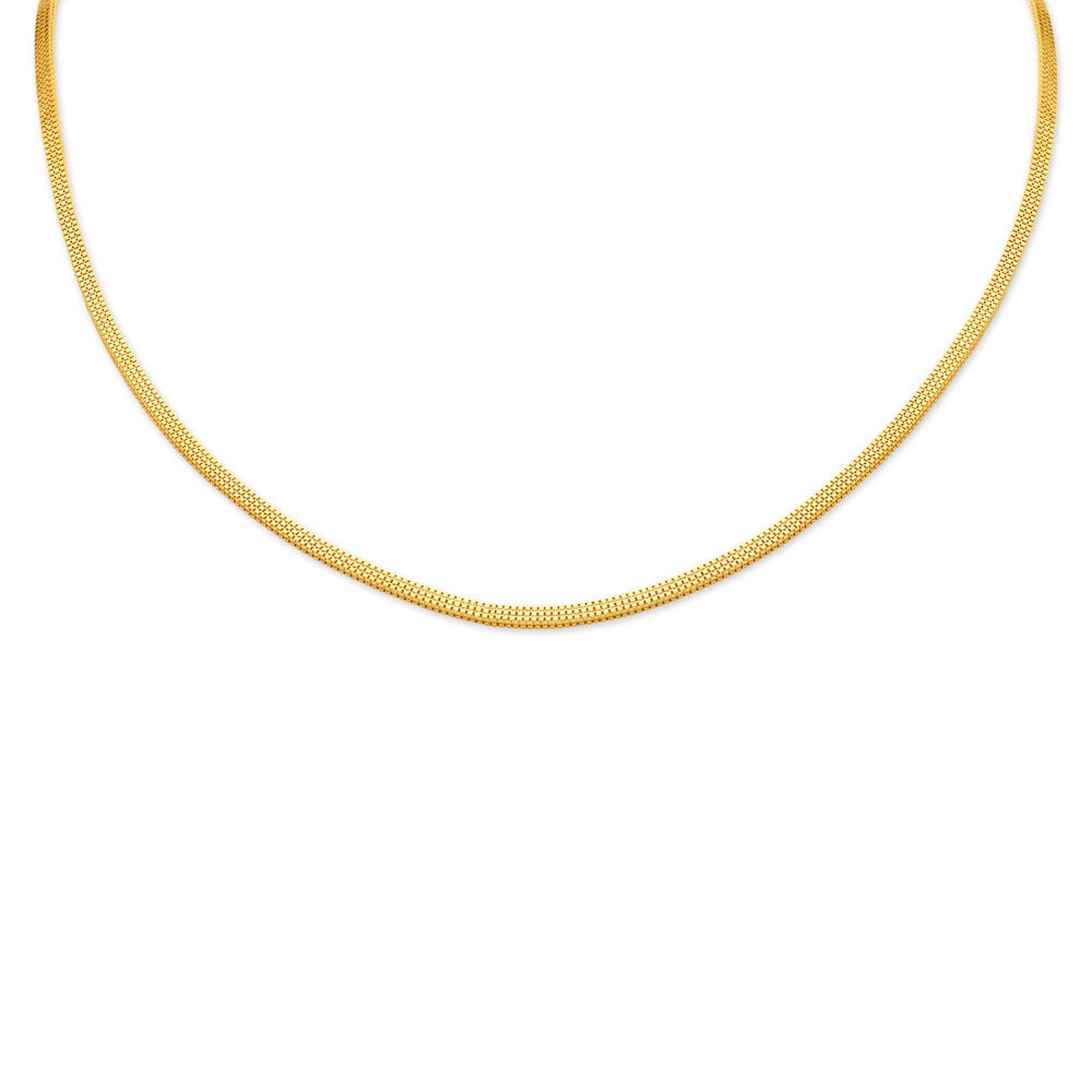 Buy Glitzy Gold Chain at Best Price | Tanishq US