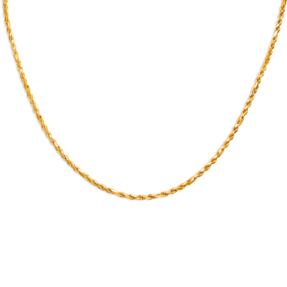 Buy Yellow Gold Chain at Best Price | Tanishq US