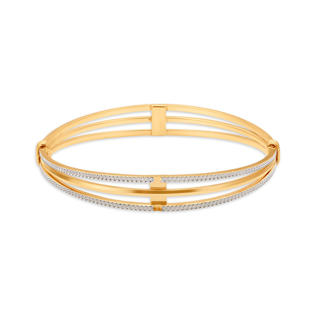 Buy Sleek Gold Bangle at Best Price | Tanishq UAE